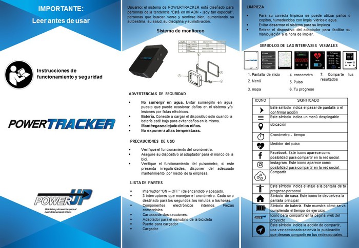 Manual de Uso :: Power-tracker-by-power-up